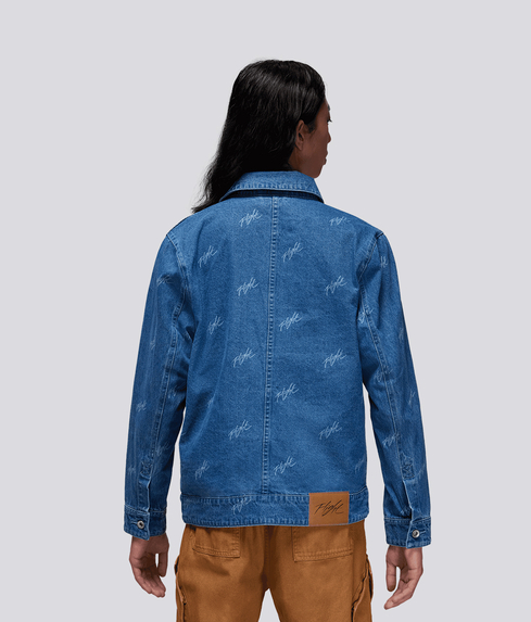 Jordan - FLIGHT HERITAGE DENIM JACKET 'BLUE GREY' - VegNonVeg
