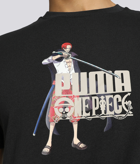 Puma - X ONE PIECE GRAPHIC TEE 'PUMA BLACK' - VegNonVeg