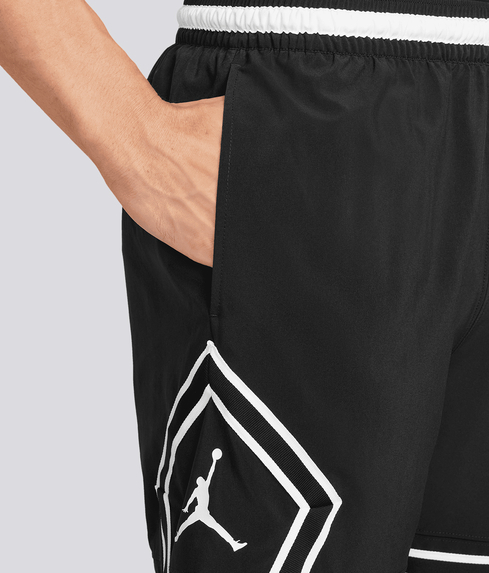 Jordan - JORDAN DRI-FIT SPORT WOVEN DIAMOND SHORT 'BLACK/WHITE' - VegNonVeg