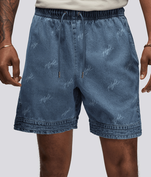 Jordan - AIR DENIM SHORT 'BLUE GREY' - VegNonVeg