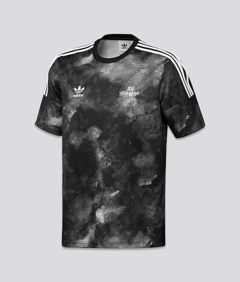 Adidas Originals - 100 THIEVES JERSEY Men 'AOP 100T MONO' - VegNonVeg