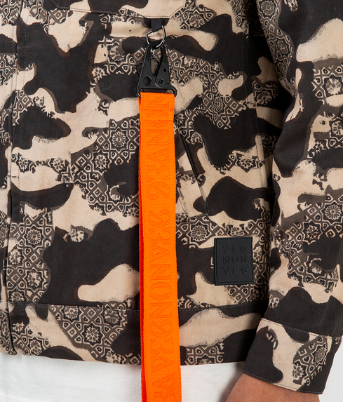 VegNonVeg - AJRAK CAMO SHACKET 'BROWN' - VegNonVeg
