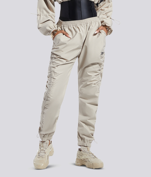 REEBOK - Cardi B Woven Pants 'MODERN BEIGE' - VegNonVeg