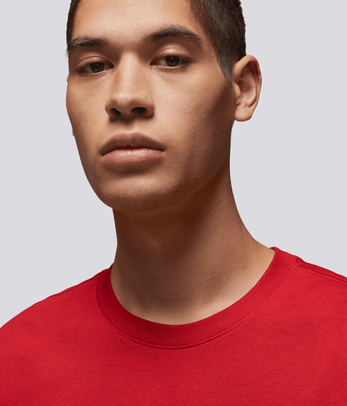 Jordan - M J EMB JORDAN AIR CREW 'GYM RED/SAIL/SAIL' - VegNonVeg