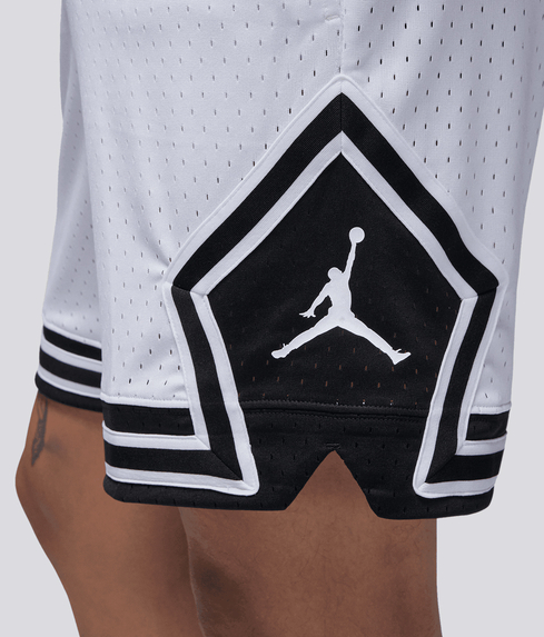 Jordan - M J DF SPRT DMND SHORT 'WHITE/BLACK/WHITE/WHITE' - VegNonVeg