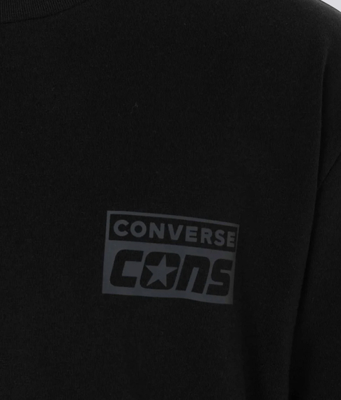 Converse - CONS SHORT SLEEVE TEE 'BLACK' - VegNonVeg