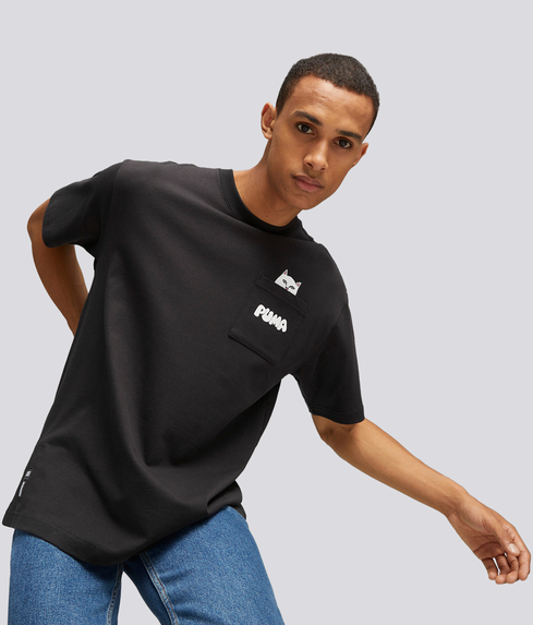 Puma - X RIPNDIP POCKET TEE 'PUMA BLACK' - VegNonVeg