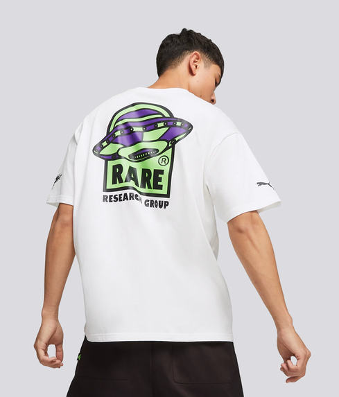 Puma - X MELO TOXIC SHORT SLEEVE TEE 'PUMA WHITE' - VegNonVeg