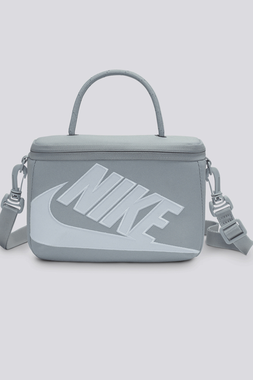 Nike - MINI SHOEBOX CROSSBODY BAG 'WOLF GREY/WHITE' - VegNonVeg