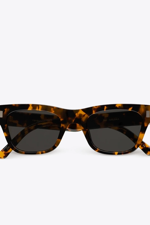 Monokel Eyewear - MONOKEL EYEWEAR AKI SOLID LENS SUNGLASSES HAVANA/GREY ...
