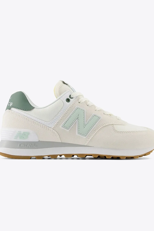 New Balance - NEW BALANCE 574 SEA SALT/WHITE GREEN l BUY Women's ...