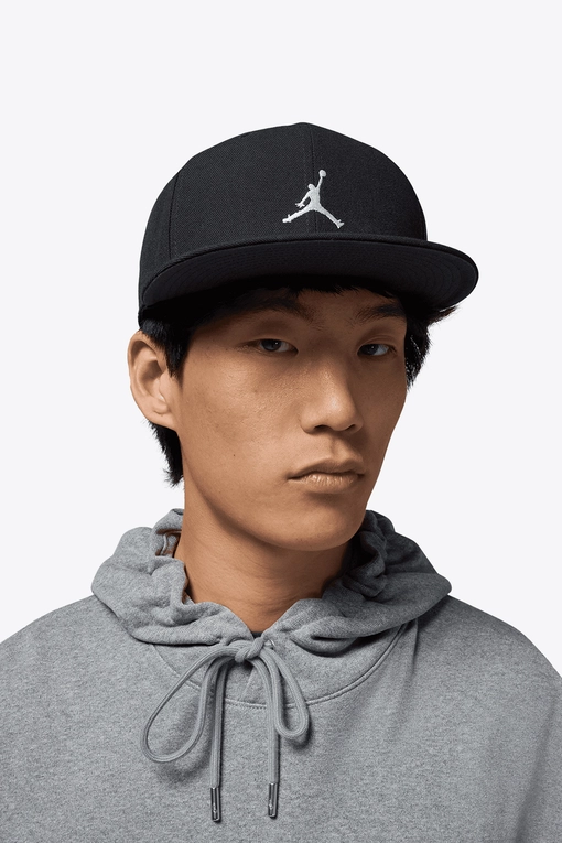 Jordan - Jordan Pro Brooklyn Flat Bill Structured Cap Black/Anthracite ...