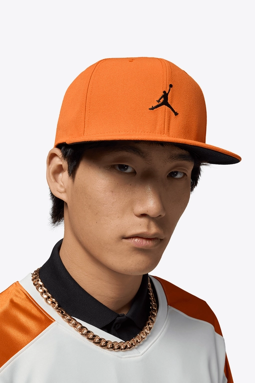 Jordan - Jordan Pro Brooklyn Flat Bill Structured Cap Starfish/Black ...