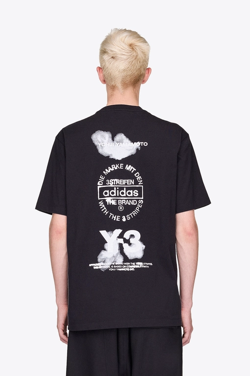 Y-3 - Adidas Originals Graphic Short Sleeve Tee Black | Buy Men's Tee ...