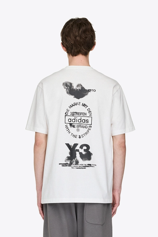 Y-3 - Adidas Originals Graphic Short Sleeve Tee Core White | Buy Men's ...