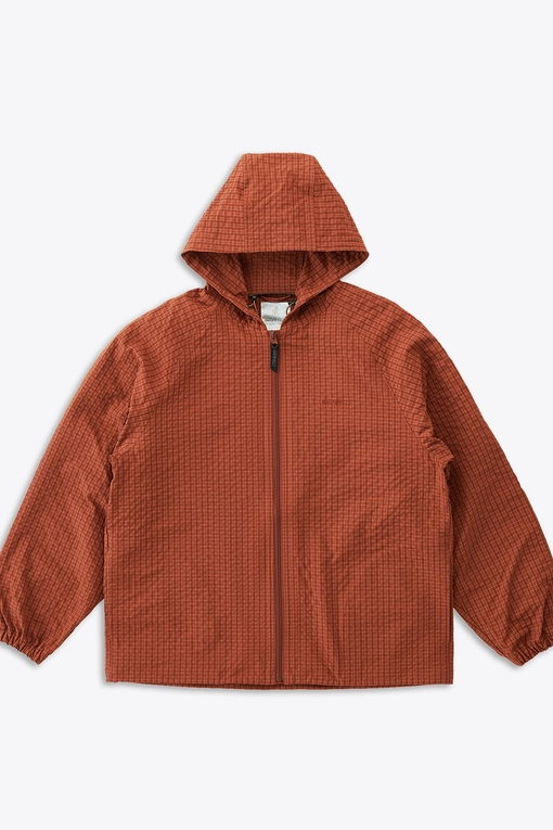 Gramicci - Gramicci Northside Plaid Hooded Jacket Brick | Buy Men's ...