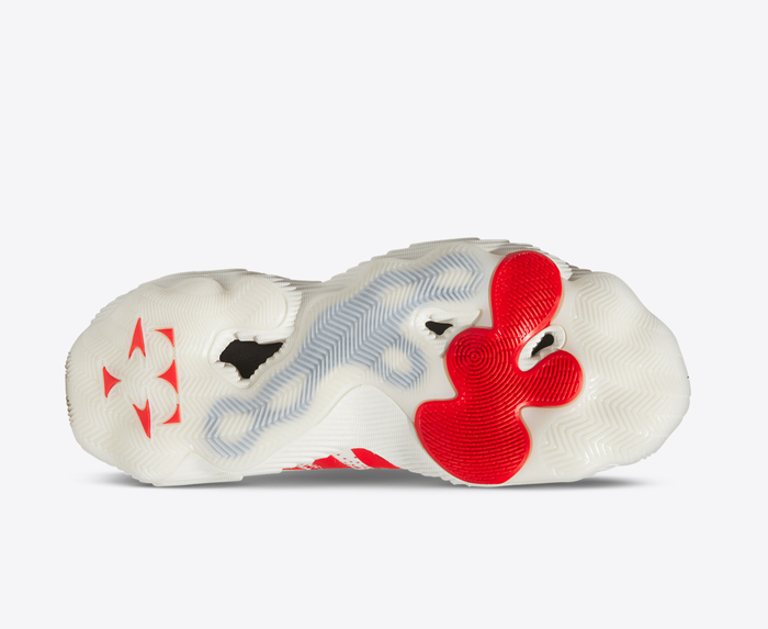 Adidas Originals - TRAE YOUNG 3 'OFF WHITE/RED/CORE BLACK' - VegNonVeg