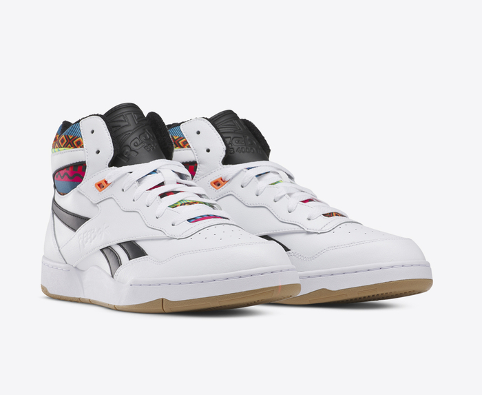 REEBOK - BB 4000 II MID 'CLOUD WHITE/CARBON BLACK' - VegNonVeg