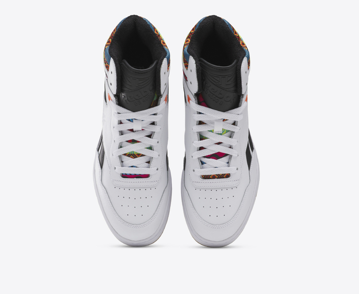 REEBOK - BB 4000 II MID 'CLOUD WHITE/CARBON BLACK' - VegNonVeg