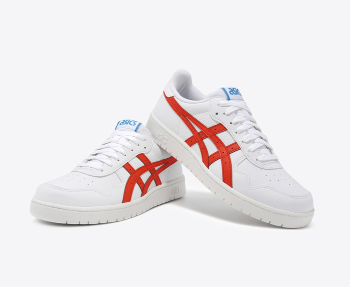 ASICS - JAPAN S 'WHITE/TRUE RED' - VegNonVeg