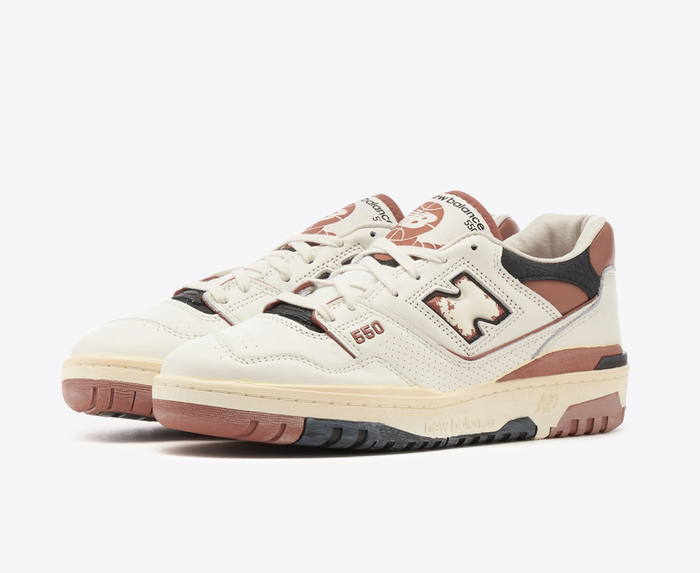 New Balance - BB550 'SEA SALT/BROWN' - VegNonVeg