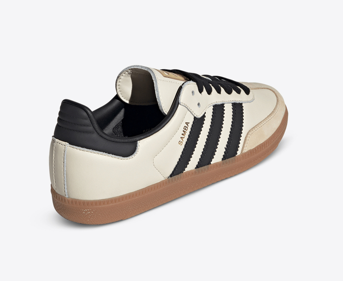 Adidas Originals - SAMBA OG 'CREAM WHITE/CORE BLACK-SAND STRATA ...