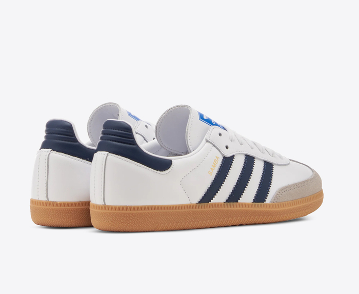 Adidas Originals - SAMBA OG 'CLOUD WHITE/PRELOVED INK-GUM' - VegNonVeg