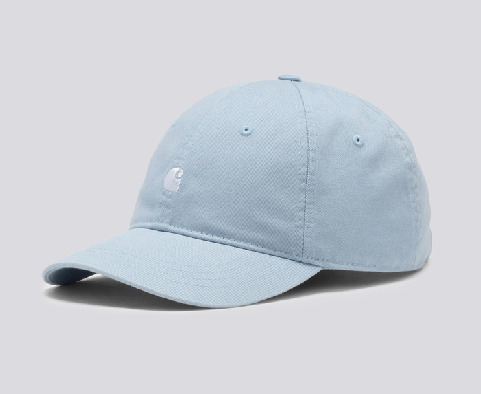 Carhartt WIP - MADISON LOGO CAP 'FROSTED BLUE/WHITE' - VegNonVeg