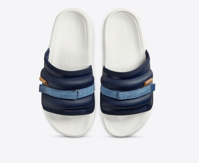 Jordan - SUPER PLAY SLIDE 'OBSIDIAN/DUTCH BLUE' - VegNonVeg