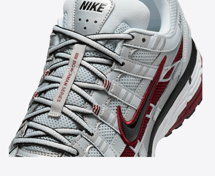 Nike - P-6000 'PURE PLATINUM/DARK TEAM RED' - VegNonVeg