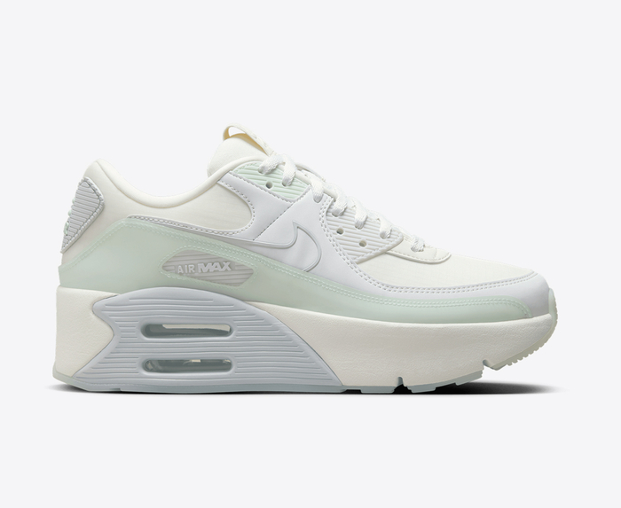 Nike - AIR MAX 90 LV8 'SAIL/BARELY GREEN-SUMMIT WHITE' - VegNonVeg