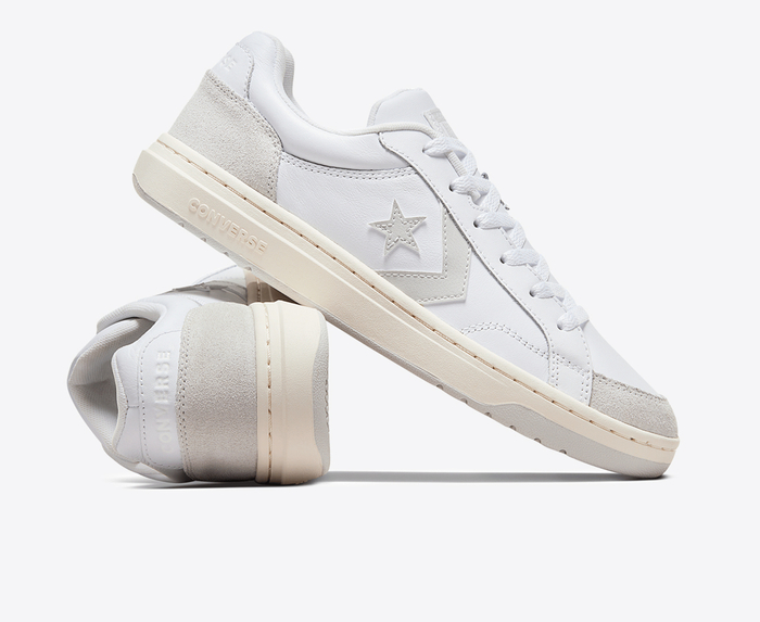 Converse - PRO BLAZE CLASSIC OX 'WHITE/FOSSILIZED-EGRET' - VegNonVeg