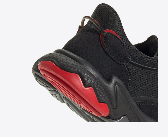 Adidas Originals - OZWEEGO 'CORE BLACK/GREY FIVE-BETTER SCARLET ...