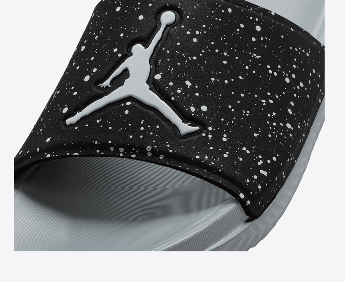 Jordan - JUMPMAN SLIDE 'BLACK/WHITE-COOL GREY' - VegNonVeg