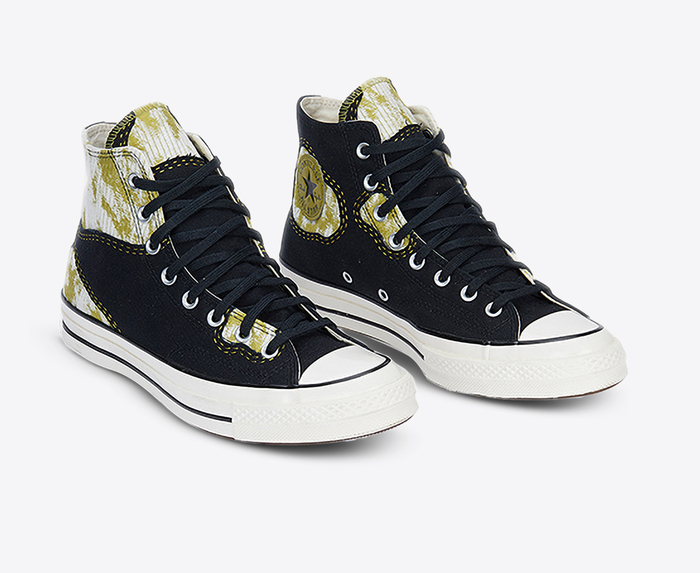 Converse - CHUCK 70 HIGH 'BLACK/MAGIC FOREST' - VegNonVeg
