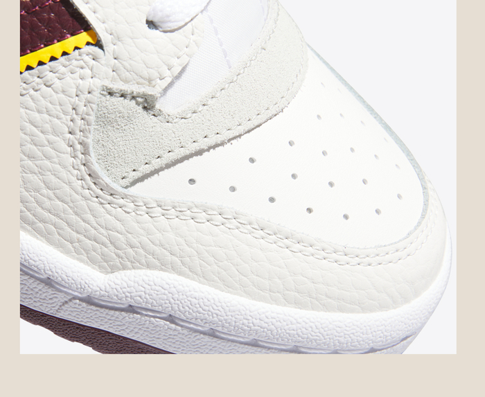 Adidas Originals - FORUM LOW CL 'CORE WHITE/MAROON-CLOUD WHITE' - VegNonVeg