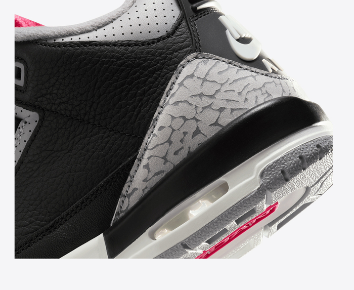 Jordan - AIR JORDAN 3 RETRO 'BLACK/FIRE RED-CEMENT GREY-SUMMIT WHITE ...
