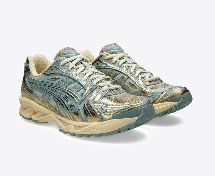 ASICS - GEL-KAYANO 14 'PURE GOLD/COLD MOSS' - VegNonVeg
