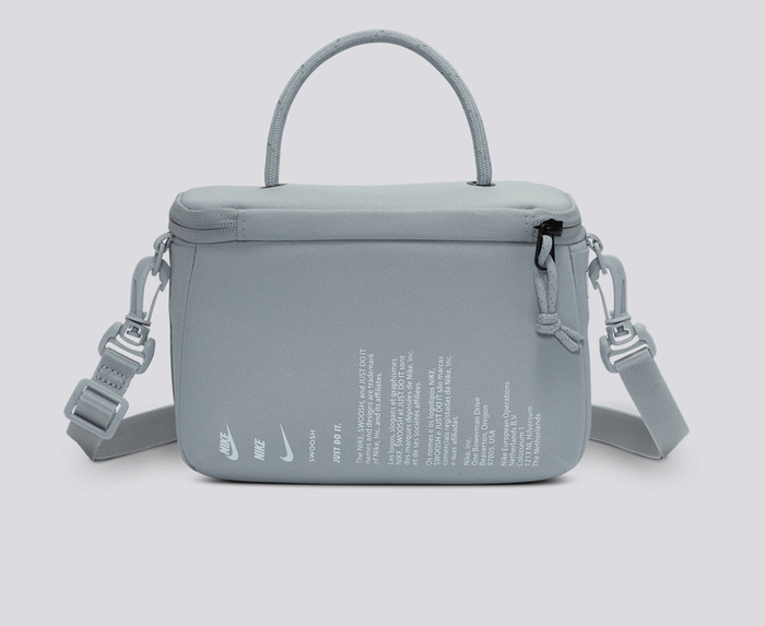 Nike - MINI SHOEBOX CROSSBODY BAG 'WOLF GREY/WHITE' - VegNonVeg