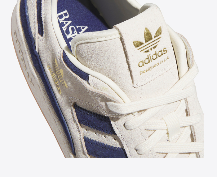 Adidas Originals - FORUM LOW CL 'CREAM WHITE/DARK BLUE' - VegNonVeg