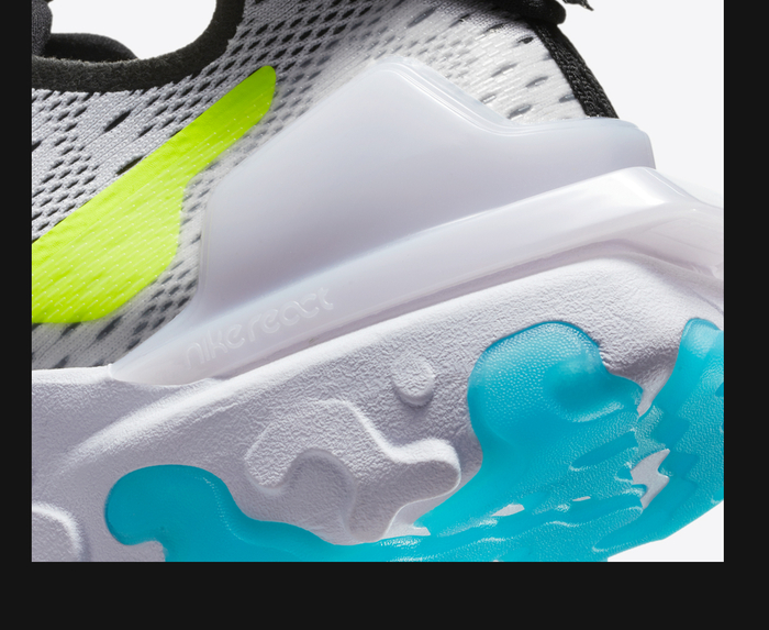 Nike - NIKE REACT VISION WW 'WHITE/BLACK' - VegNonVeg
