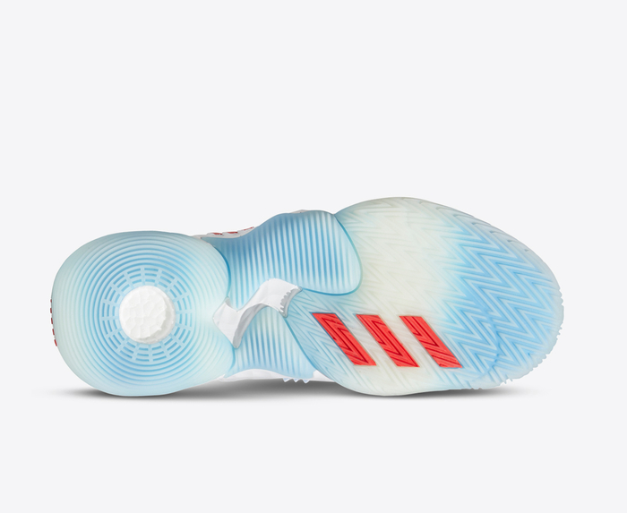 Adidas - ICE TRAE 1 'FTWWHT/SOLRED/AMBSKY' - VegNonVeg