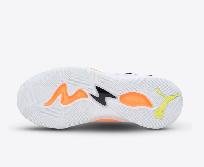 Puma - TRC BLAZE COURT 'PUMA WHITE-PUMA BLACK' - VegNonVeg