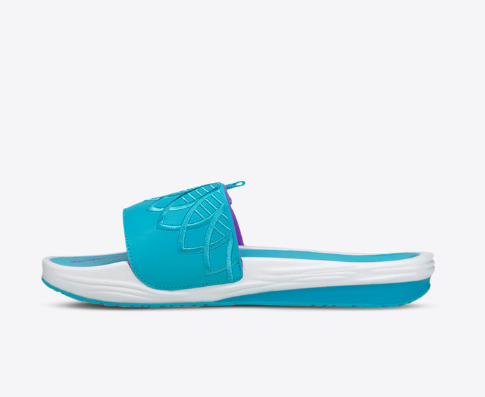 Puma - X LAMELO BALL NITROCAT V AWAY SANDALS 'BLUE ATOLL-PURPLE GLIMMER ...