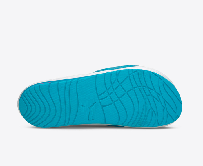 Puma - X LAMELO BALL NITROCAT V AWAY SANDALS 'BLUE ATOLL-PURPLE GLIMMER ...