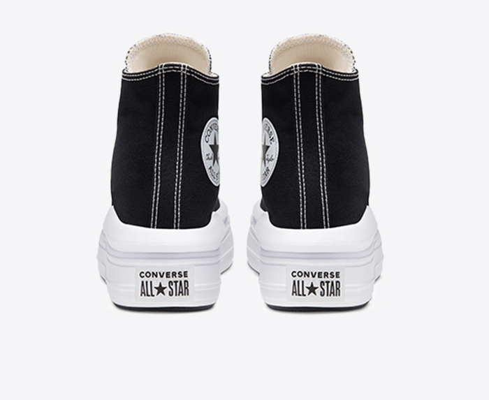 Converse - CHUCK TAYLOR ALL STAR MOVE HI 'BLACK/NATURAL IVORY/WHITE ...