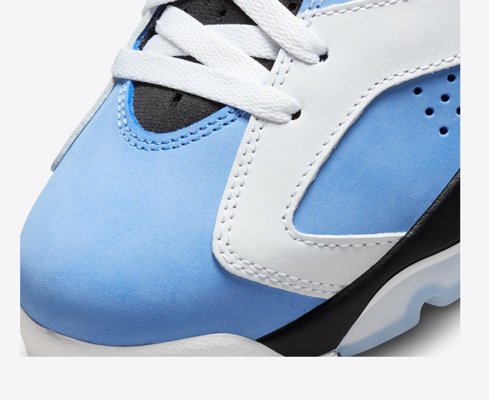 Jordan - AIR JORDAN 6 RETRO 'UNIVERSITY BLUE/WHITE/BLACK/COLLEGE NAVY ...