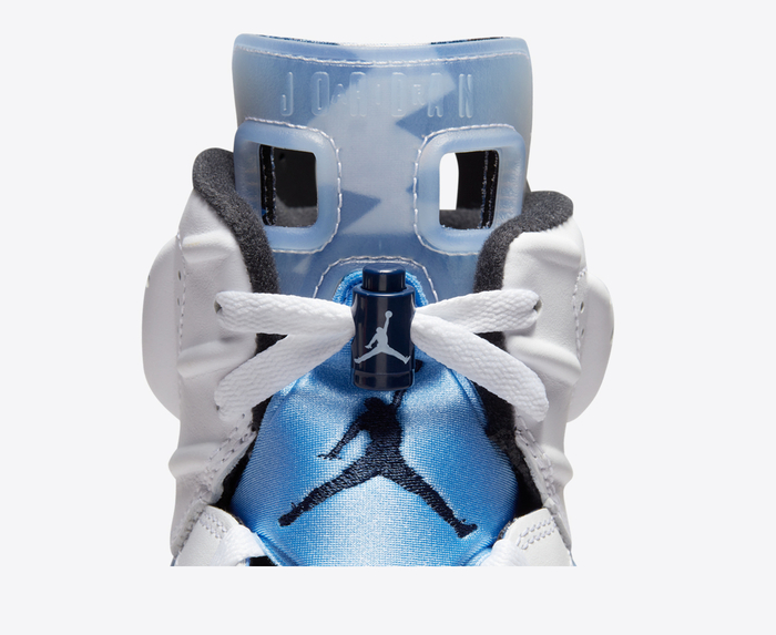 Jordan - AIR JORDAN 6 RETRO 'UNIVERSITY BLUE/WHITE/BLACK/COLLEGE NAVY ...