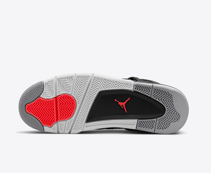 Jordan - AIR JORDAN 4 RETRO 'DARK GREY/INFRARED 23/BLACK/CEMENT GREY ...