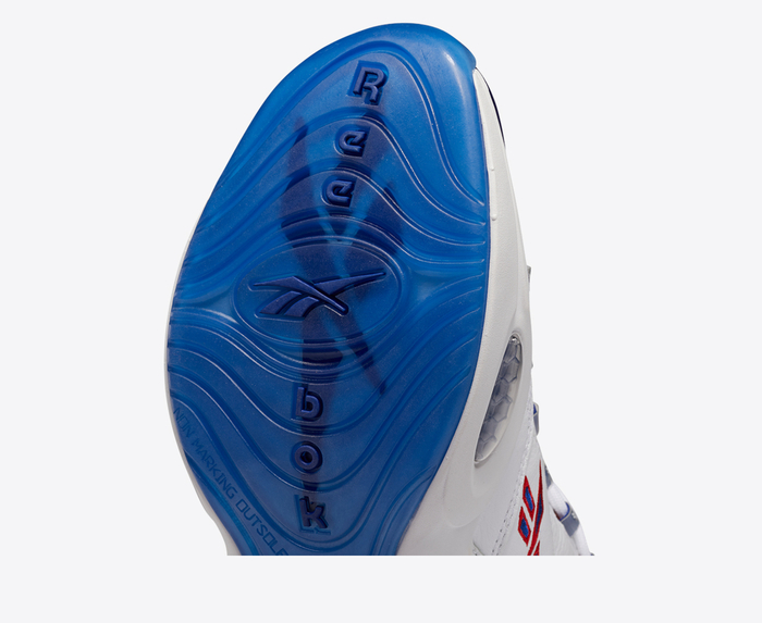 REEBOK - QUESTION MID 'FTWR WHITE/CLASSIC COBALT/CLEAR' - VegNonVeg